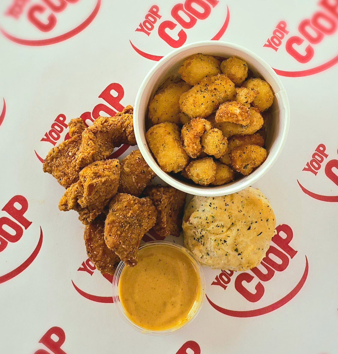 Small- Chicken Poppers Meal | Yoop Coop